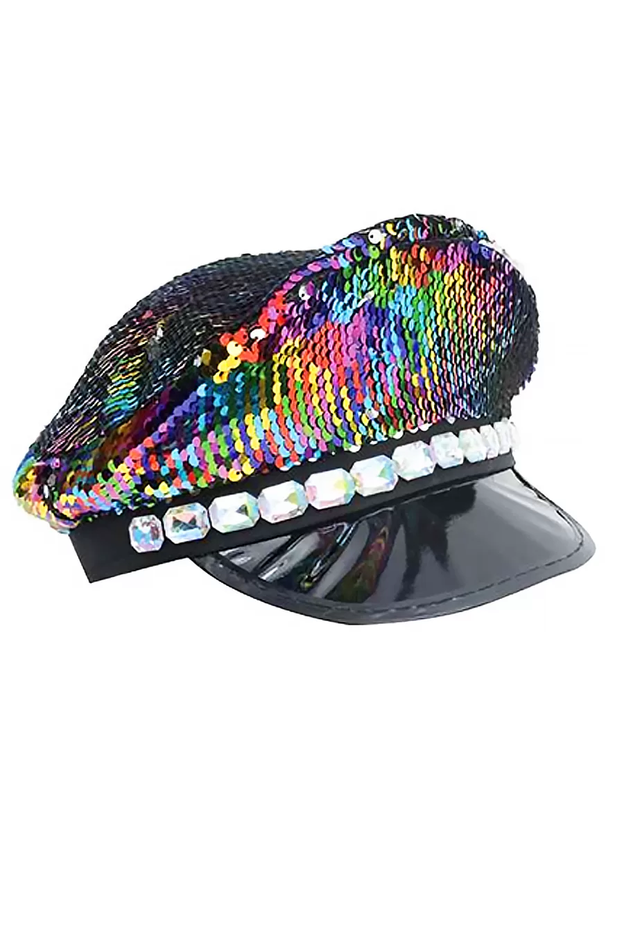 Chapéu Quepe Paetê - Colorido - Emfantasy