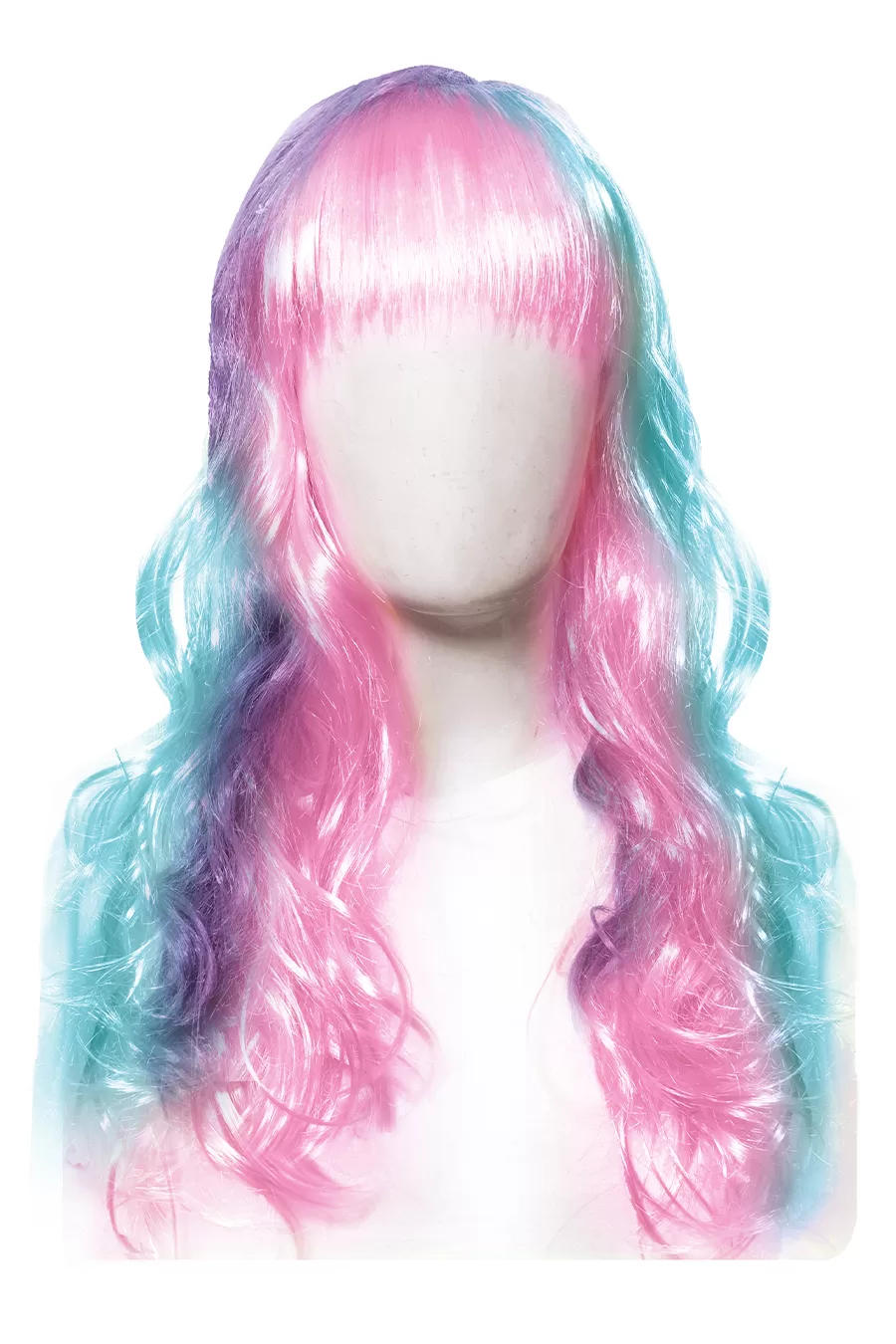 Peruca Sintética Longa Ondulada - Candy Colors - Emfantasy