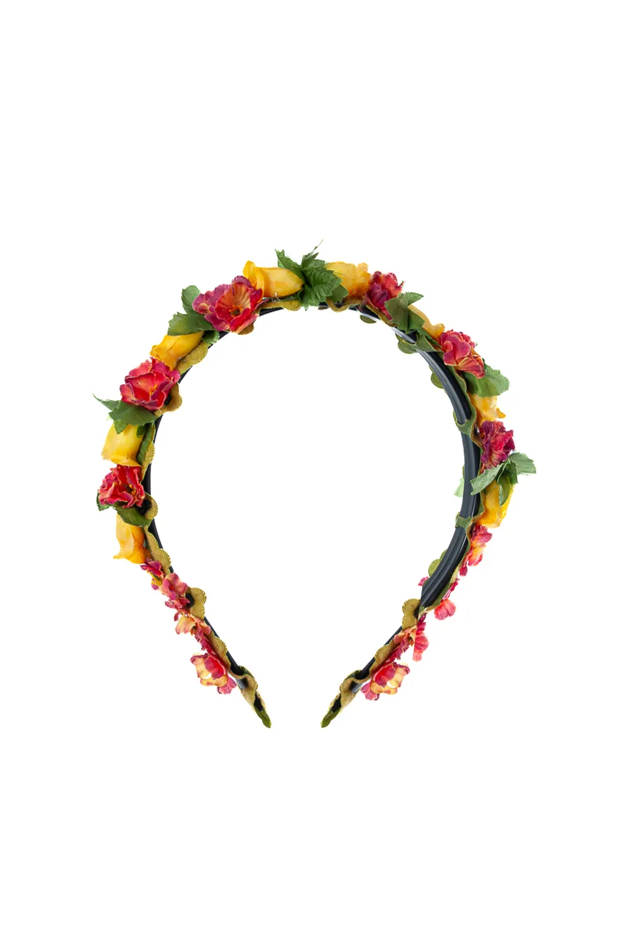 Tiara Arco Frida Flores Pequena - Tradicional - Emfantasy