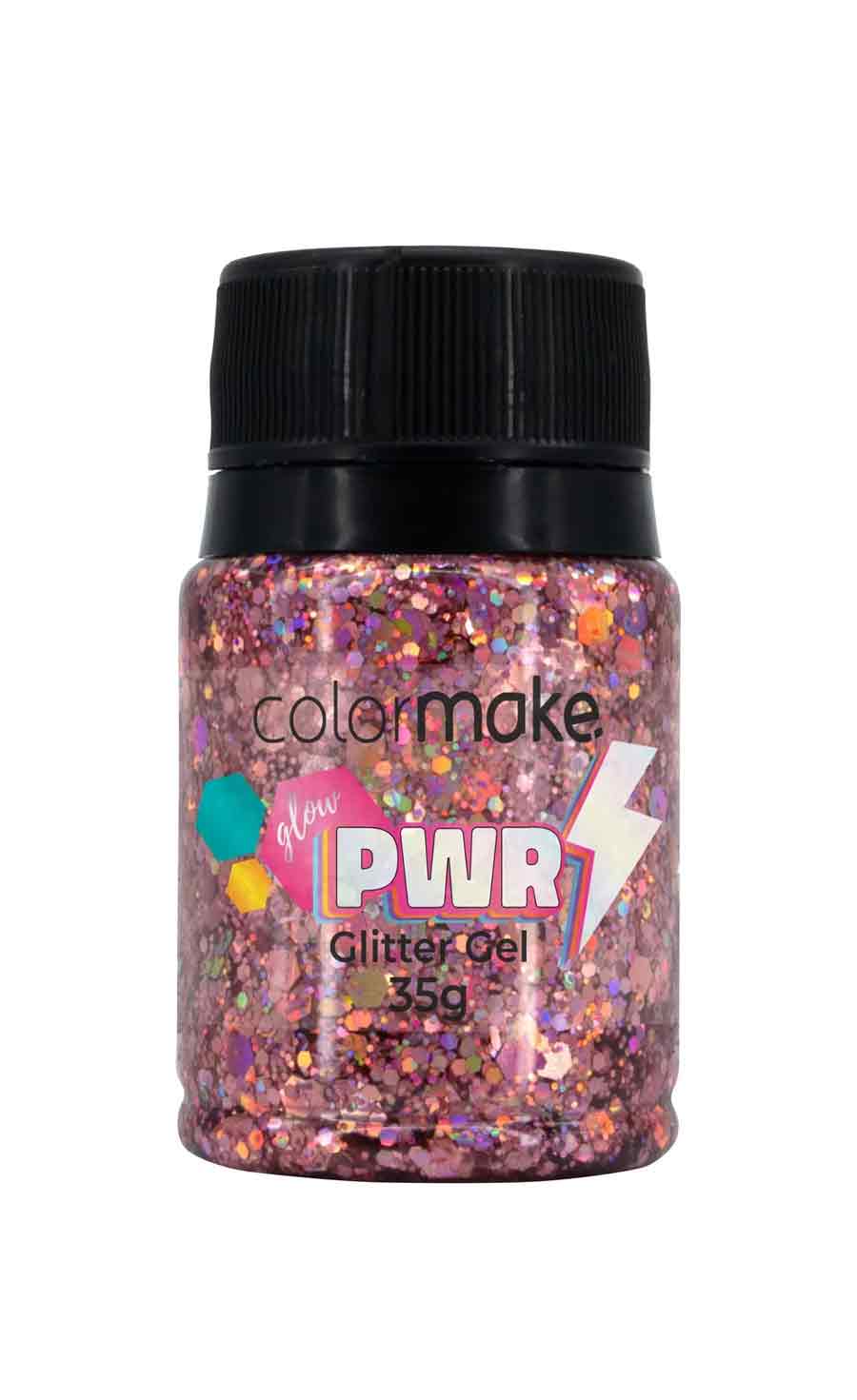 Gel Glitter Glow Power - Rosa - Emfantasy